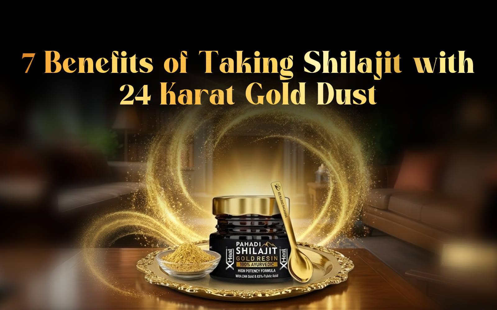 7 Benefits of Shilajit with Gold – Healing Pharma