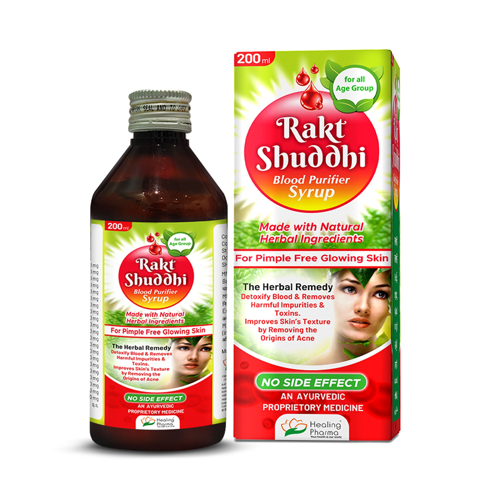 Healing Pharma Rakt Shuddhi Body Purifier Syrup