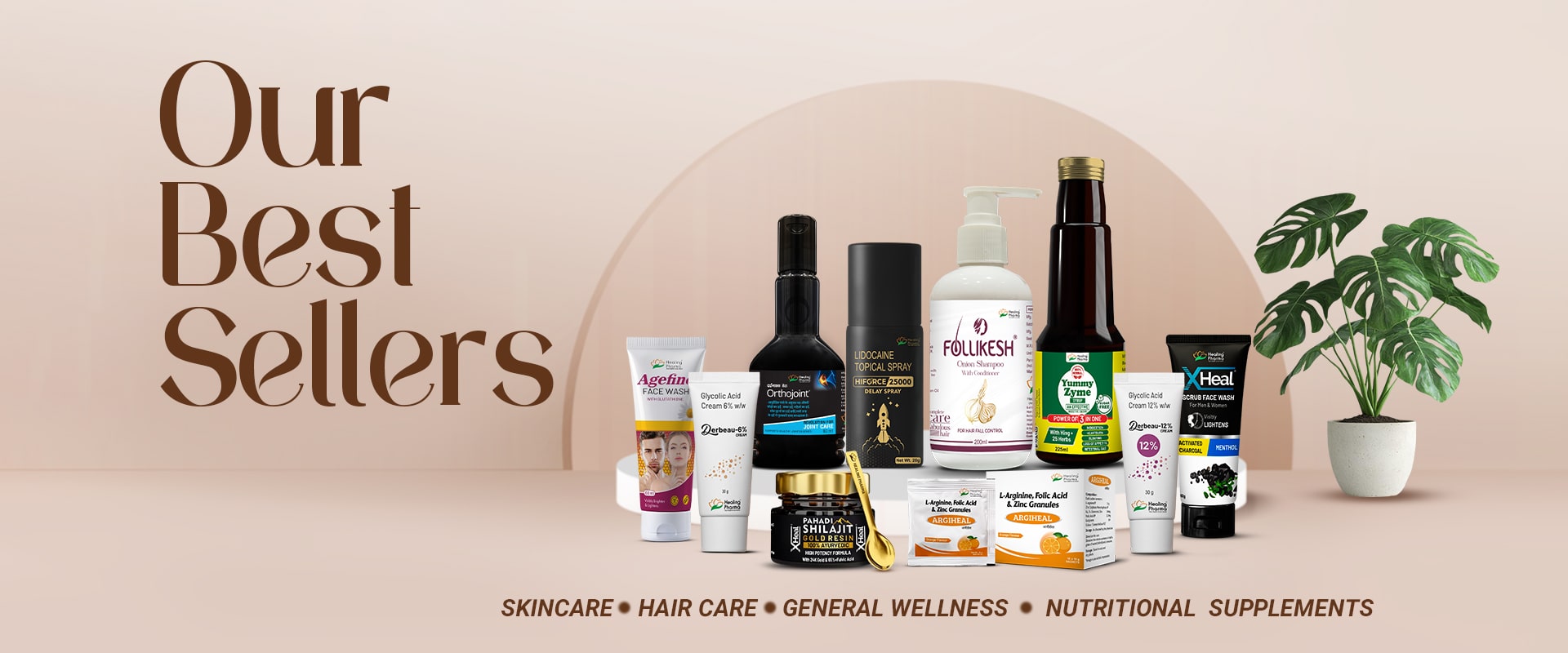 Hair Care, Skin Care, and Nutrition Supplements - Healing Pharma