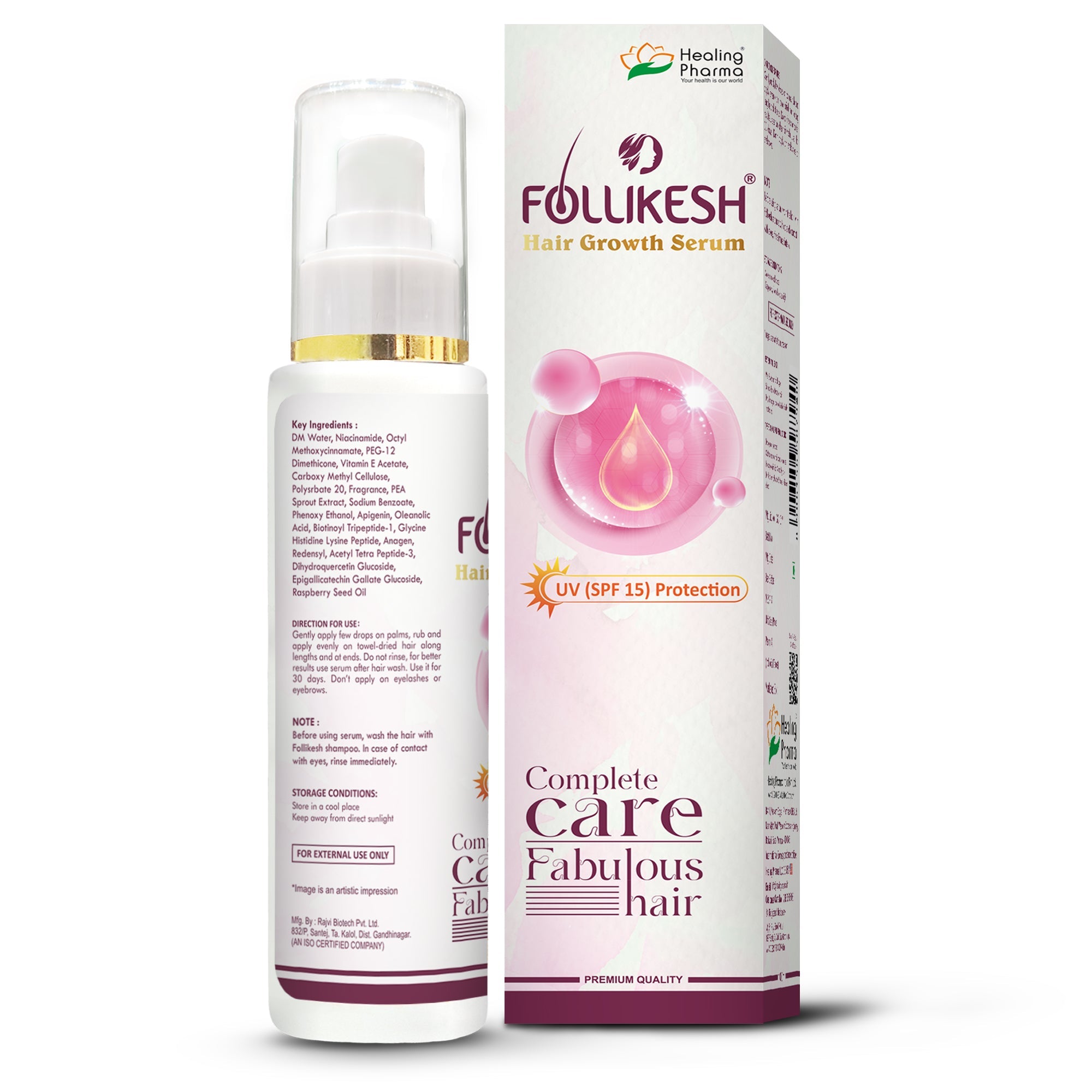 Healing Pharma: Hair Care, Skin Care, and Nutrition Supplements