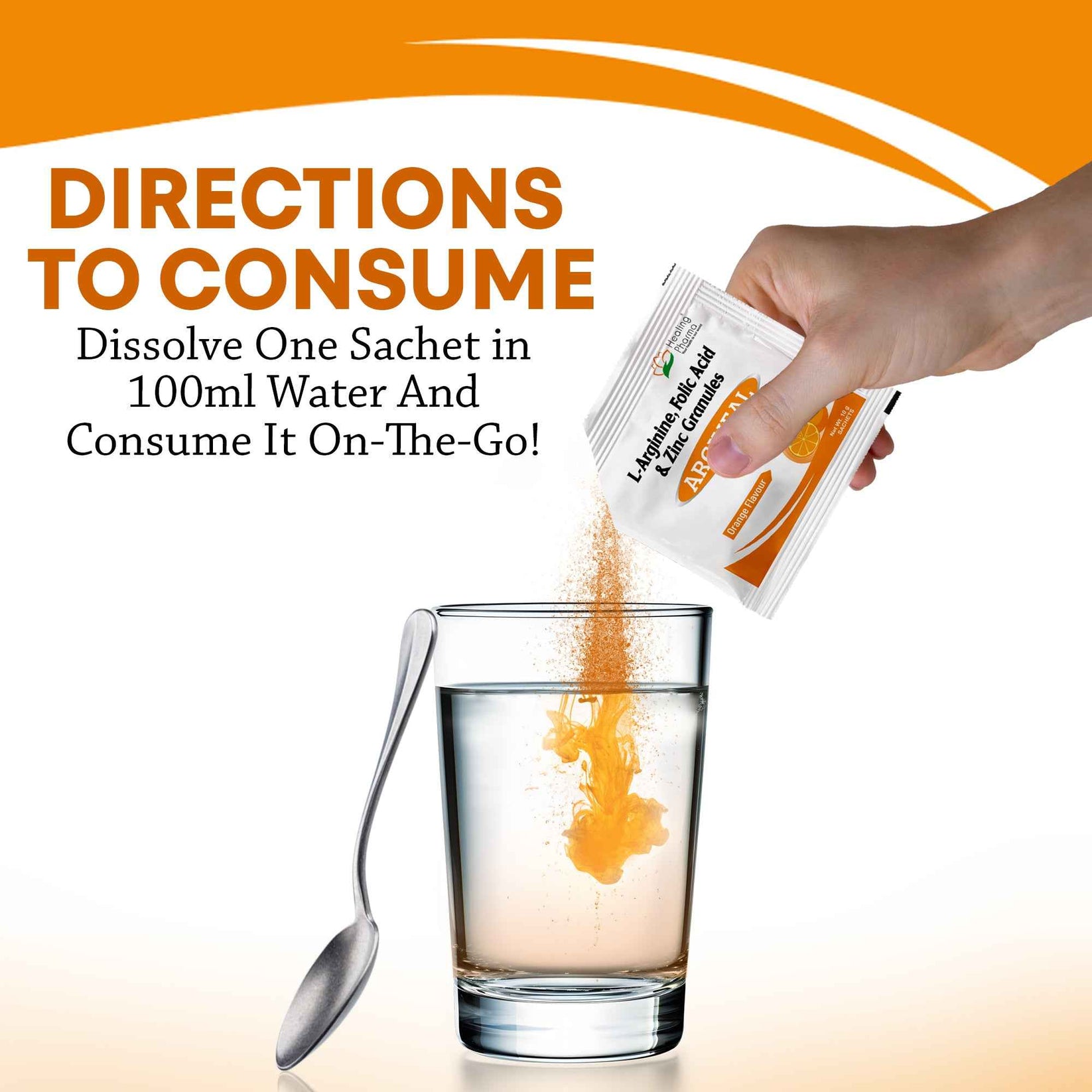 Buy L-Arginine Powder Sachets | Uses, Benefits, Price – Healing Pharma