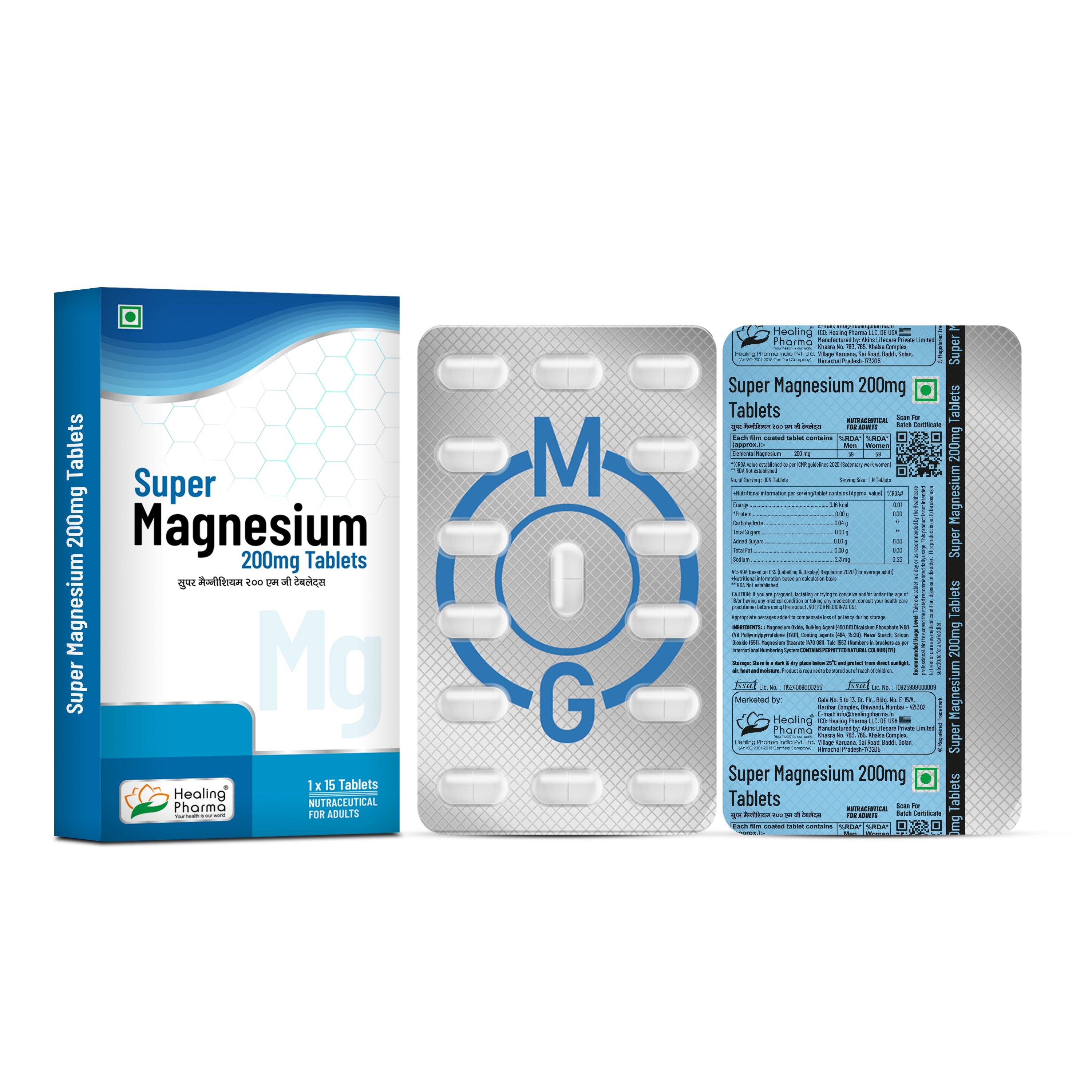 Super Magnesium 200 - Elemental Magnesium 200 mg Supplement – Healing ...